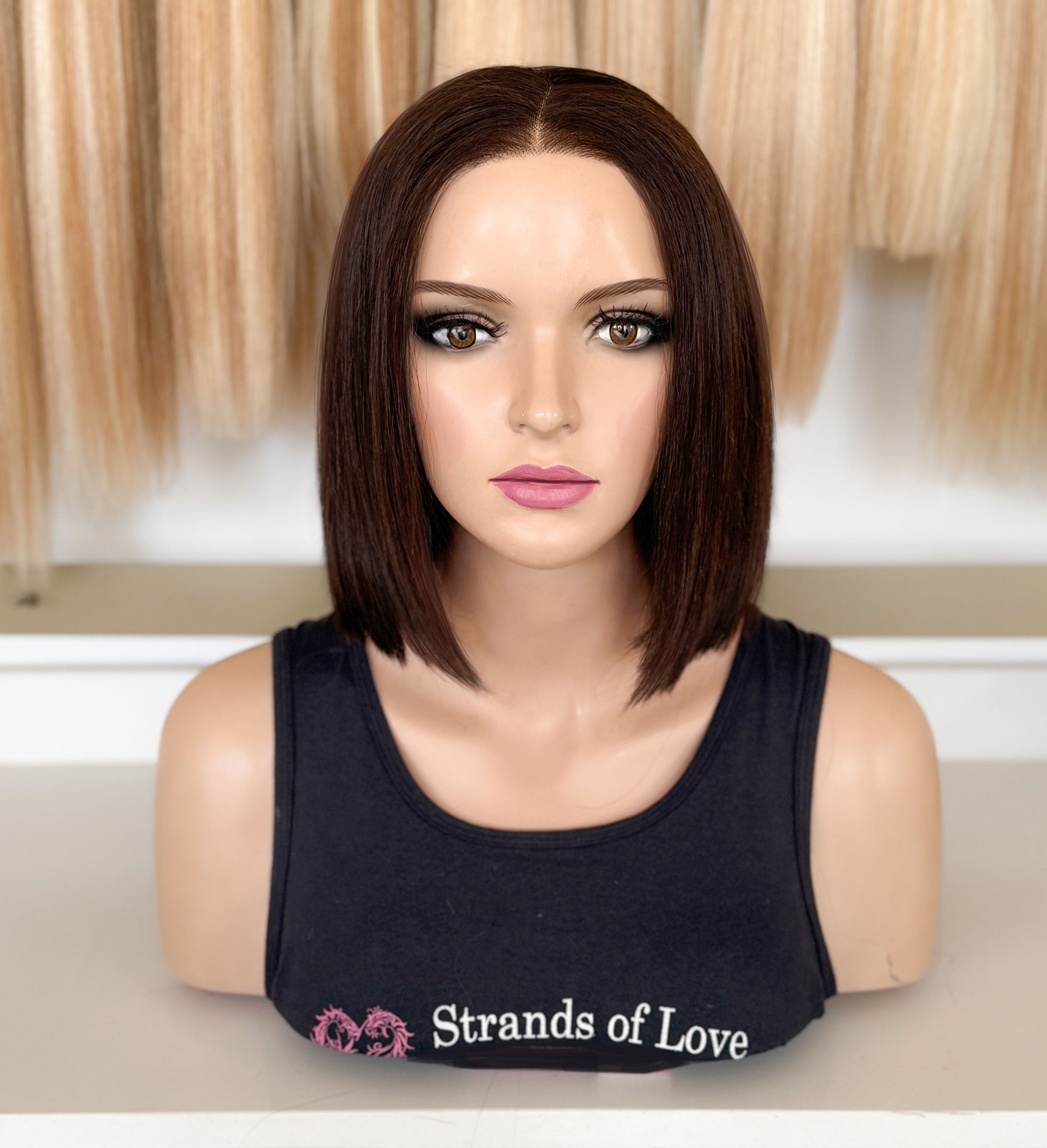 CAROLINE - Full Wig - Chocolate Brown (#2) - Lace front