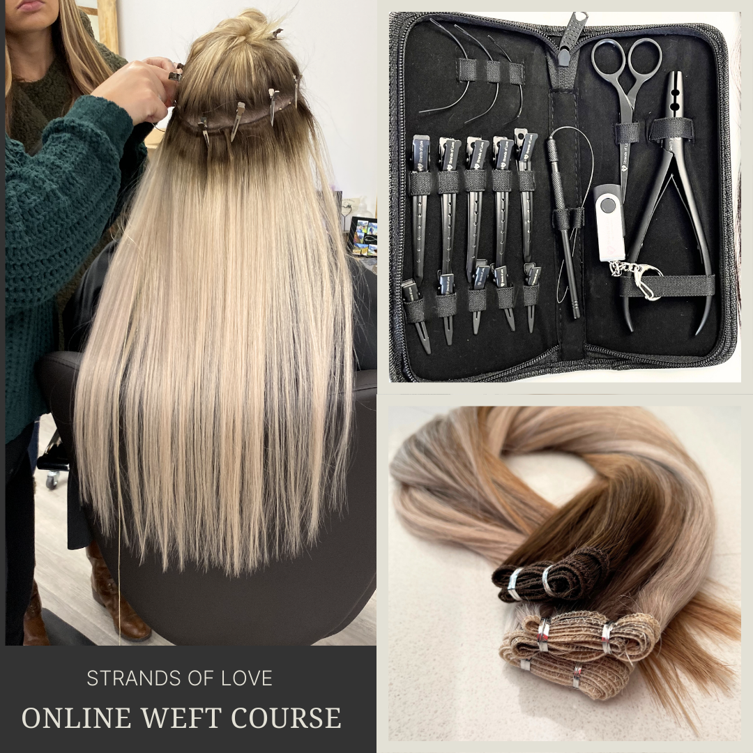 ONLINE TRAINING - Wefts - Hidden Bead Method (AVAILABLE)